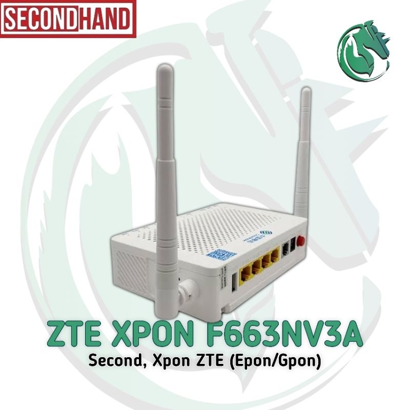 Jual ONT ONU MODEM ROUTER ZTEF663NV3A F663 NV3A XPON BISA SUPPORT OLT ...