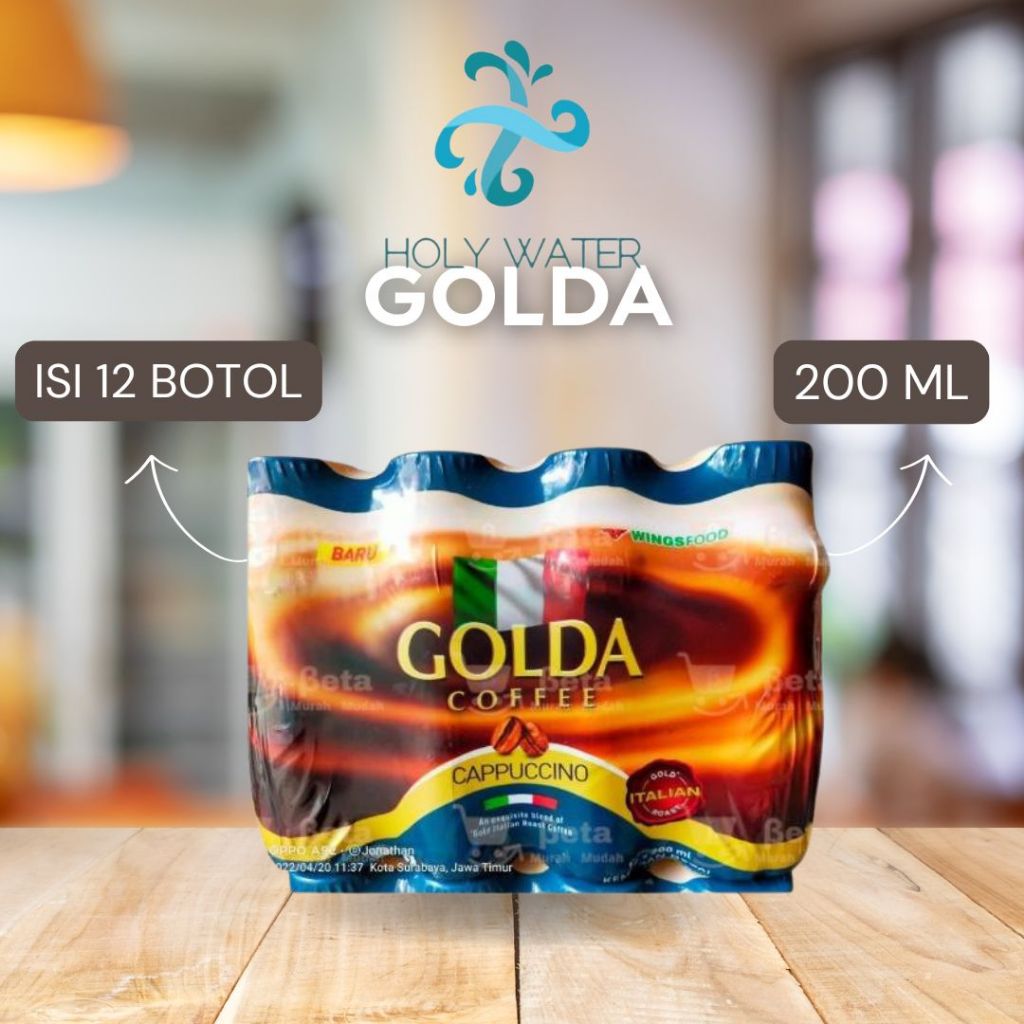 Jual GOLDA CAPPUCINO / DOLCE LATTE 200ml Isi 12 BOTOL Per PACK - READY ...