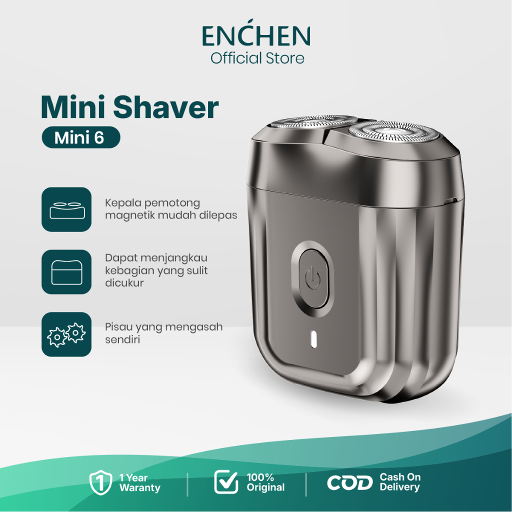 Jual ENCHEN Mini 6 Portable Mini Shaver Alat Cukur Jenggot Elektrik ...