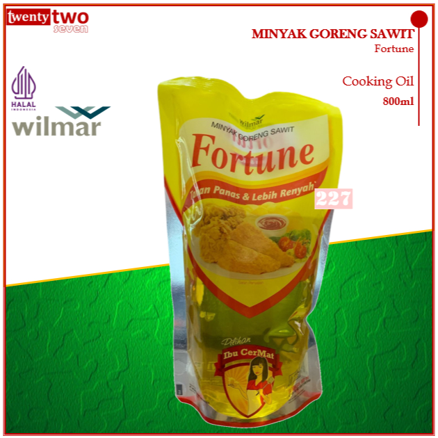 Jual Fortune Cooking Oil Minyak Goreng Sawit Coconut Wilmar 800ml