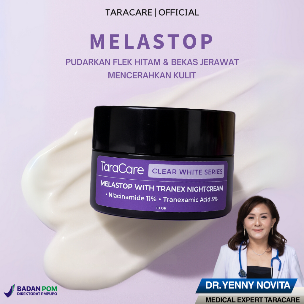 Jual TARACARE Melastop Pemutih Wajah Whitening Niacinamide dan Tranex ...