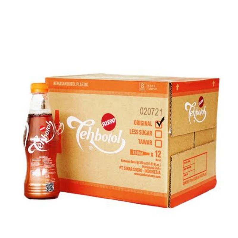 Jual TEH BOTOL SOSRO 350ML 1 DUS PACK // MINUMAN TEH DALAM KEMASAN PRAKTIS DAN MENYEGARKAN ...