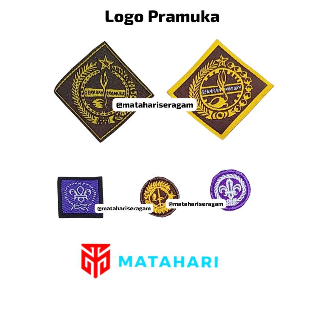 Jual Matahari Seragam / Logo Tunas Kelapa / Logo Pramuka / Bed WOSM ...