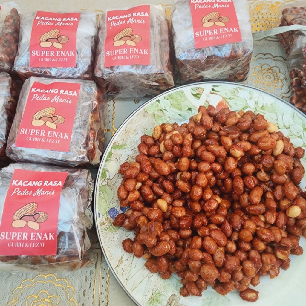 Jual KACANG RASA PEDAS MANIS PAKET 10 PACK(isi100 bj)BISA INSTAN ...