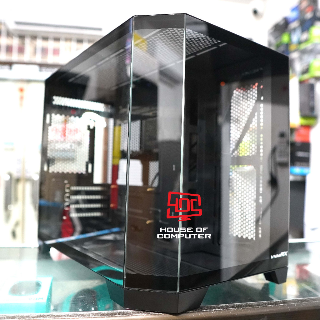 Jual CASE PC VENOM RX TITAN 3D PRO PANAROMIC M-ATX TEMPERED GLASS ...