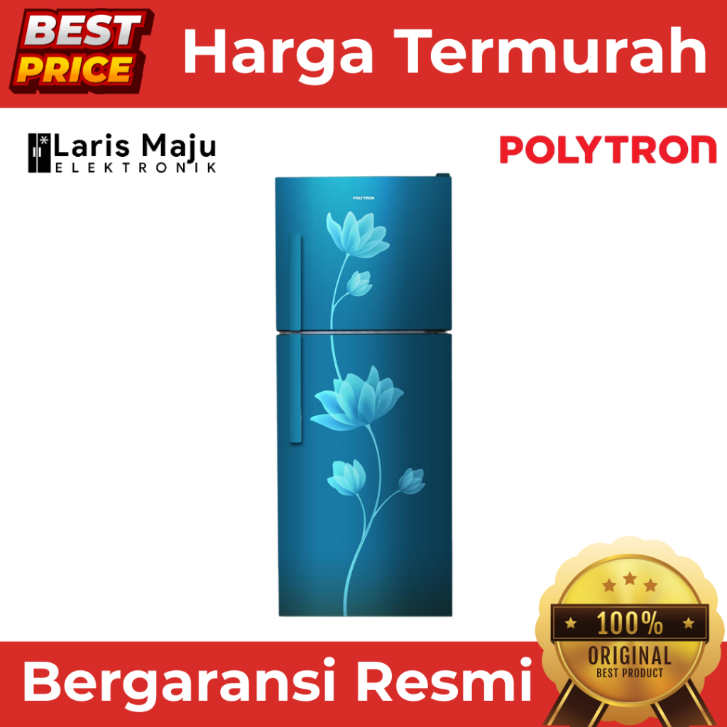 Jual POLYTRON Kulkas PRB 219 - 2 Pintu Kapasitas 210 Liter Tanpa Bunga ...