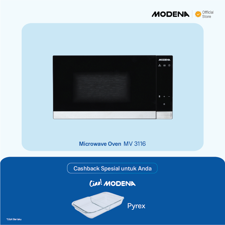 Jual MODENA Microwave Oven - MV 3116 (31 Liters) | Shopee Indonesia