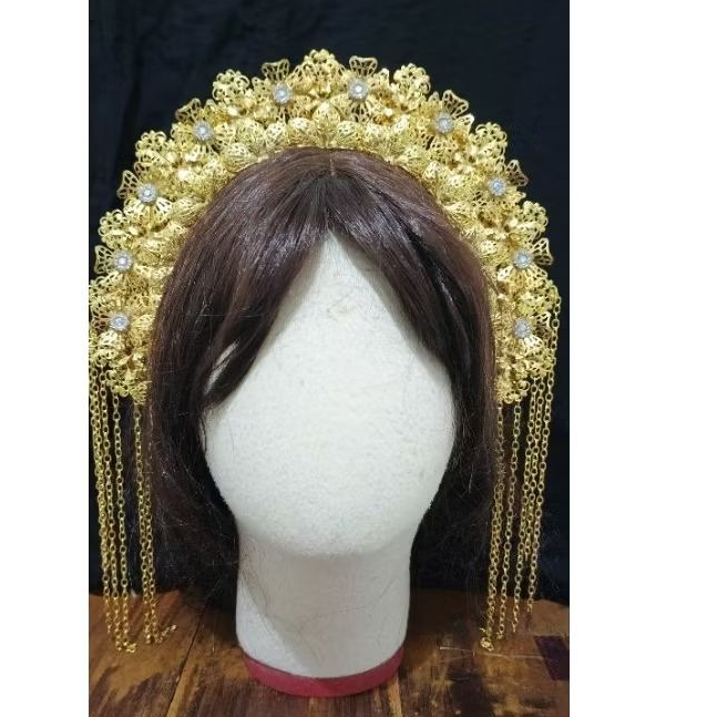 Jual modifikasi mahkota pengantin melayu, magkota pengantin adat, mahkota wedding, mahkota hijab ...
