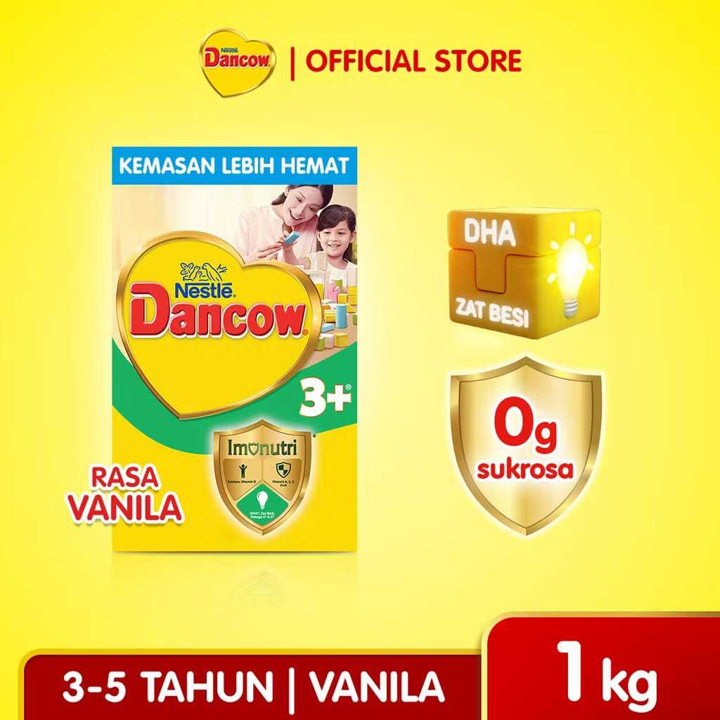 Jual Nestle Dancow 5+//3+ Susu Pertumbuhan Rasa Madu DAN VANILLA 1KG ...
