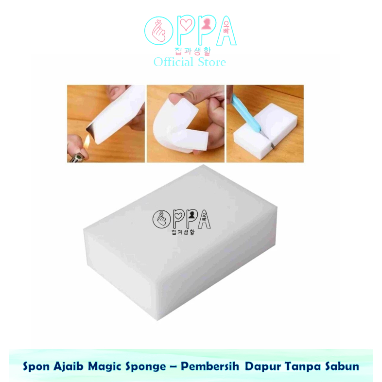 Jual OPPA - Spon Ajaib Magic Sponge – Pembersih Dapur Tanpa Sabun ...