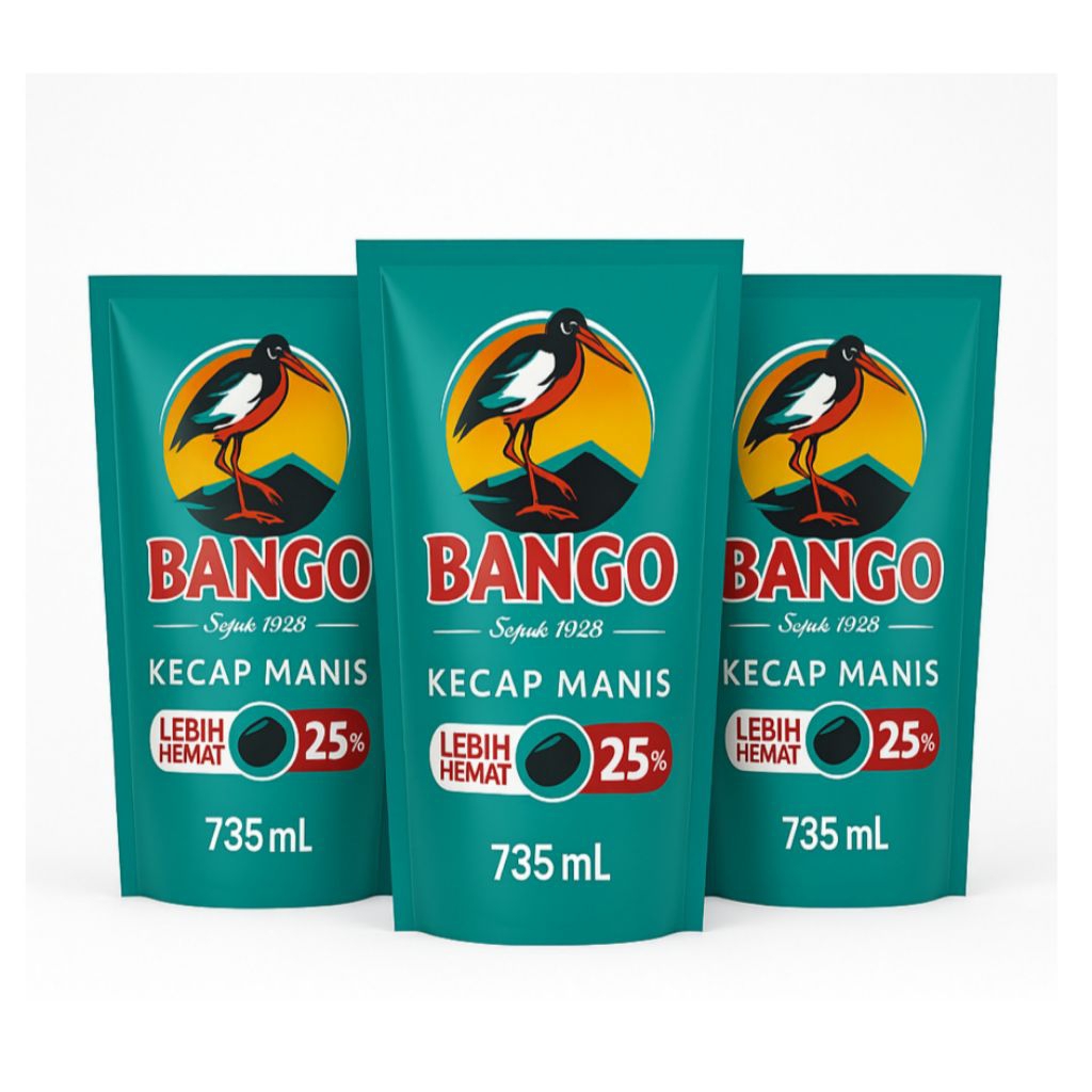 Jual BANGO KECAP Manis Refill Pouch Besar 735ml | 950gr | Shopee Indonesia