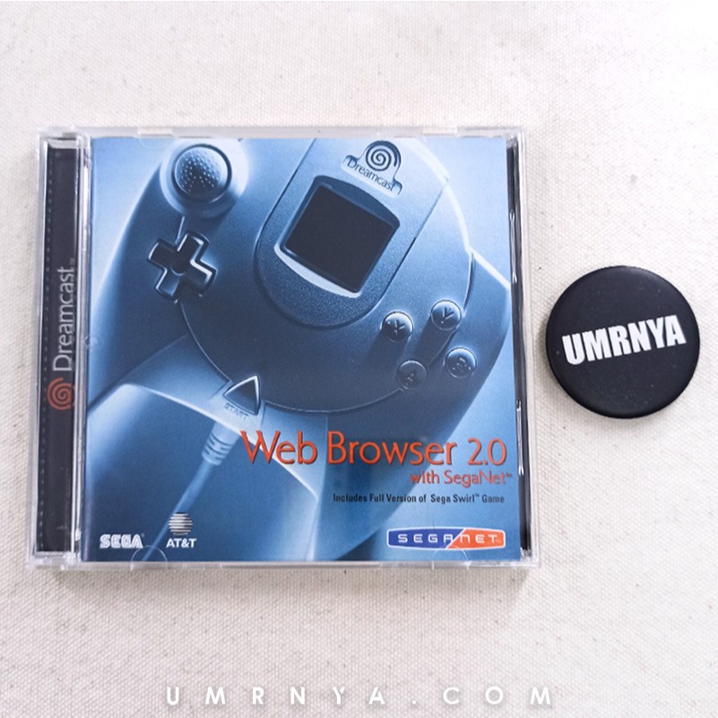 Jual CD Dreamcast Web Browser 2.0 with SegaNet Kaset Box dan Manual ...
