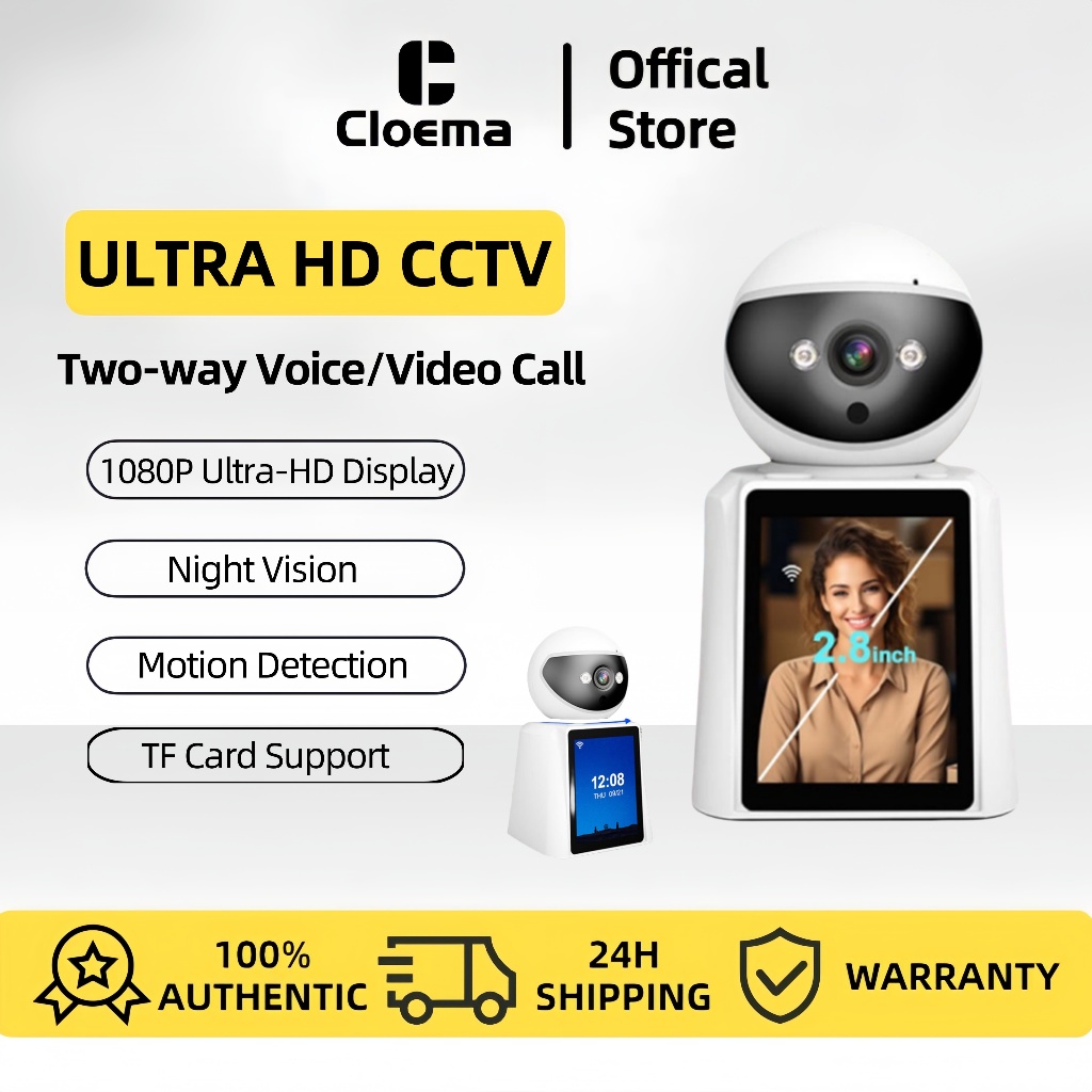 Jual Cloema Vision-Video Calling CCTV Smart Kamera TwoWay Audio CCTV 4K ...