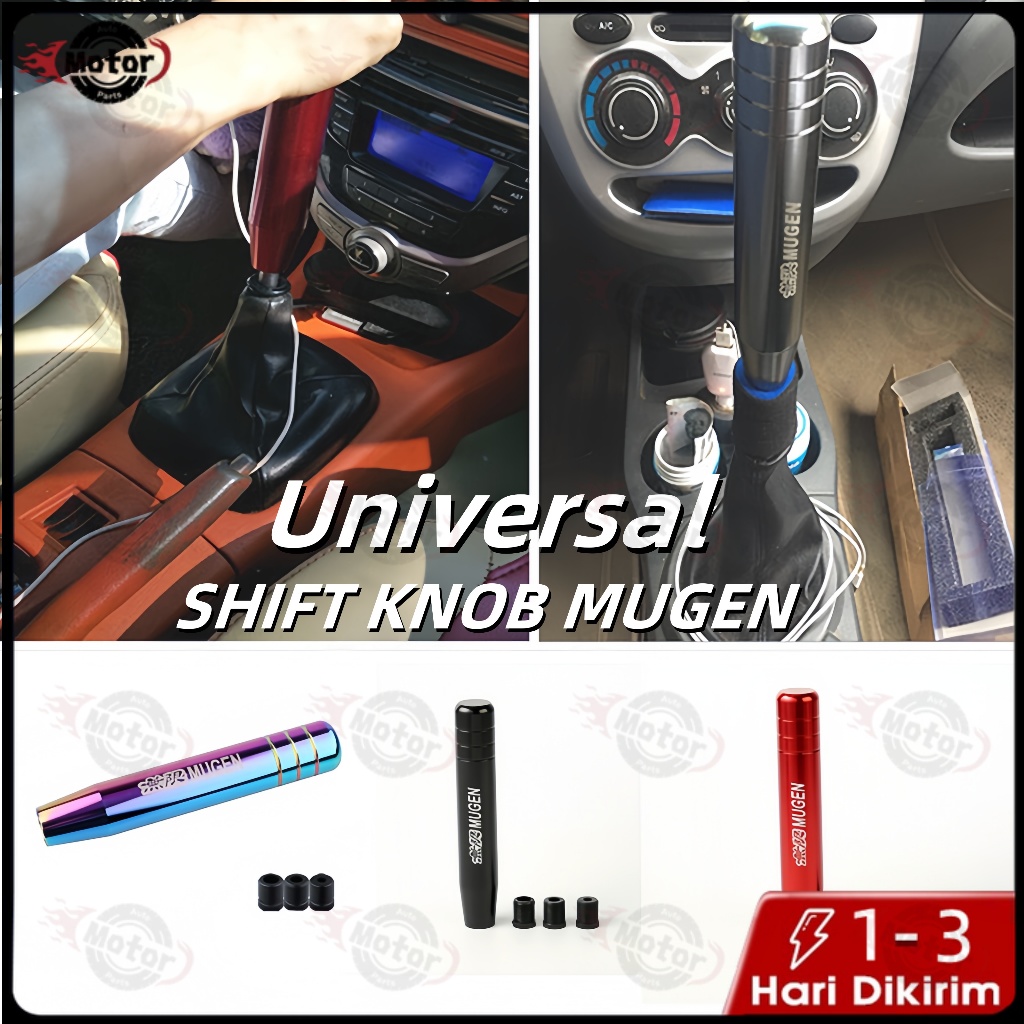 Jual 13/18CM Shift Knob Mugen Universal Import/Tuas Persneling Model ...