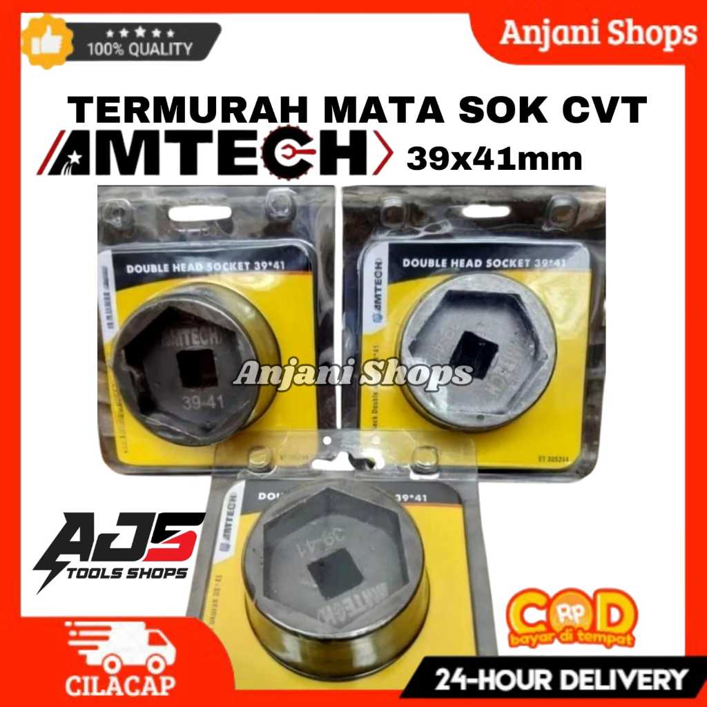Jual TERMURAH MATA SOK CVT 39X41 SOCKET DRIVE 39 X 41 MATA KUNCI KAMPAS GANDA AMTECH 39 X 41 ...