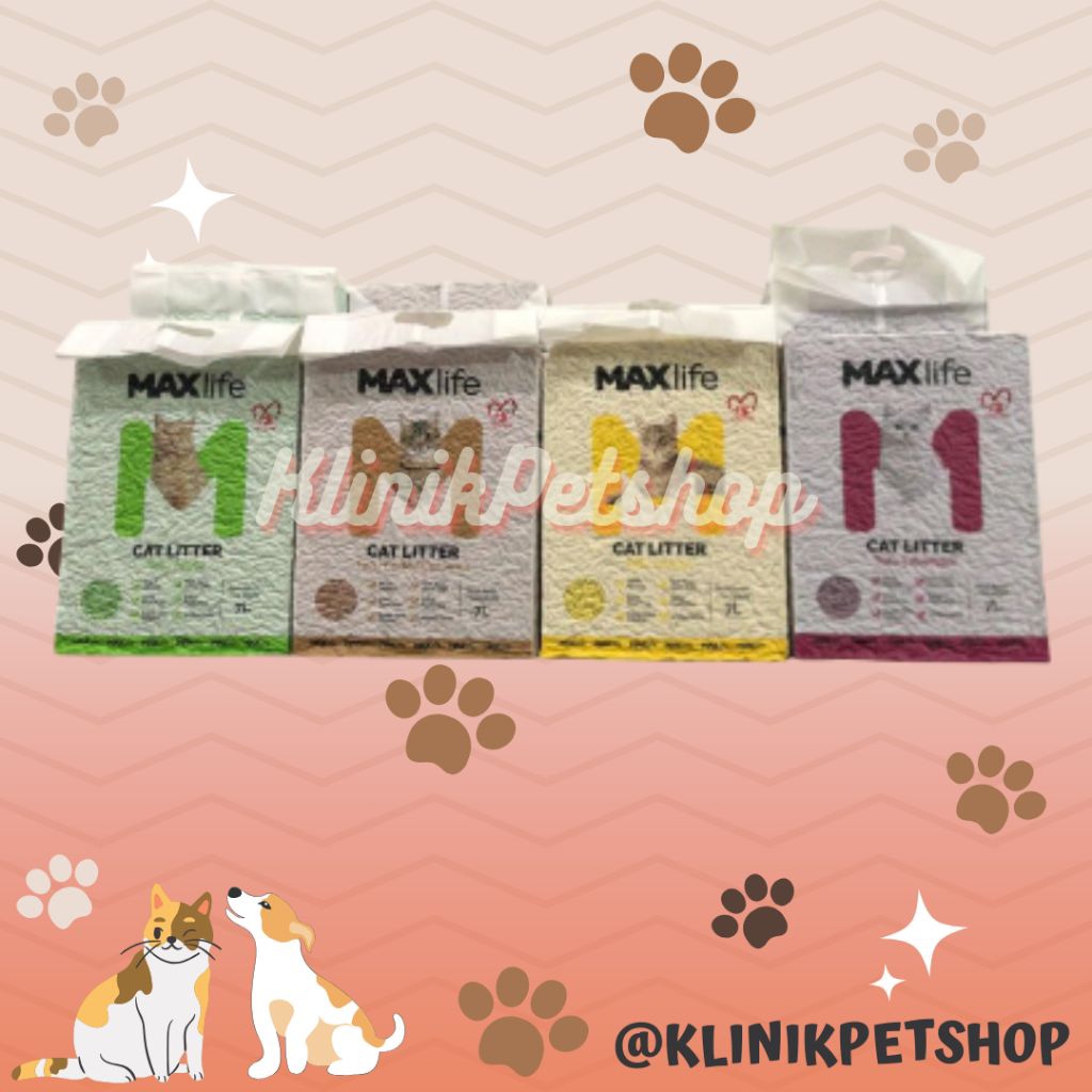 Jual PASIR KUCING TOFU MAXLIFE TOFU SOYA 7L - PASIR KUCING GUMPAL WANGI ...