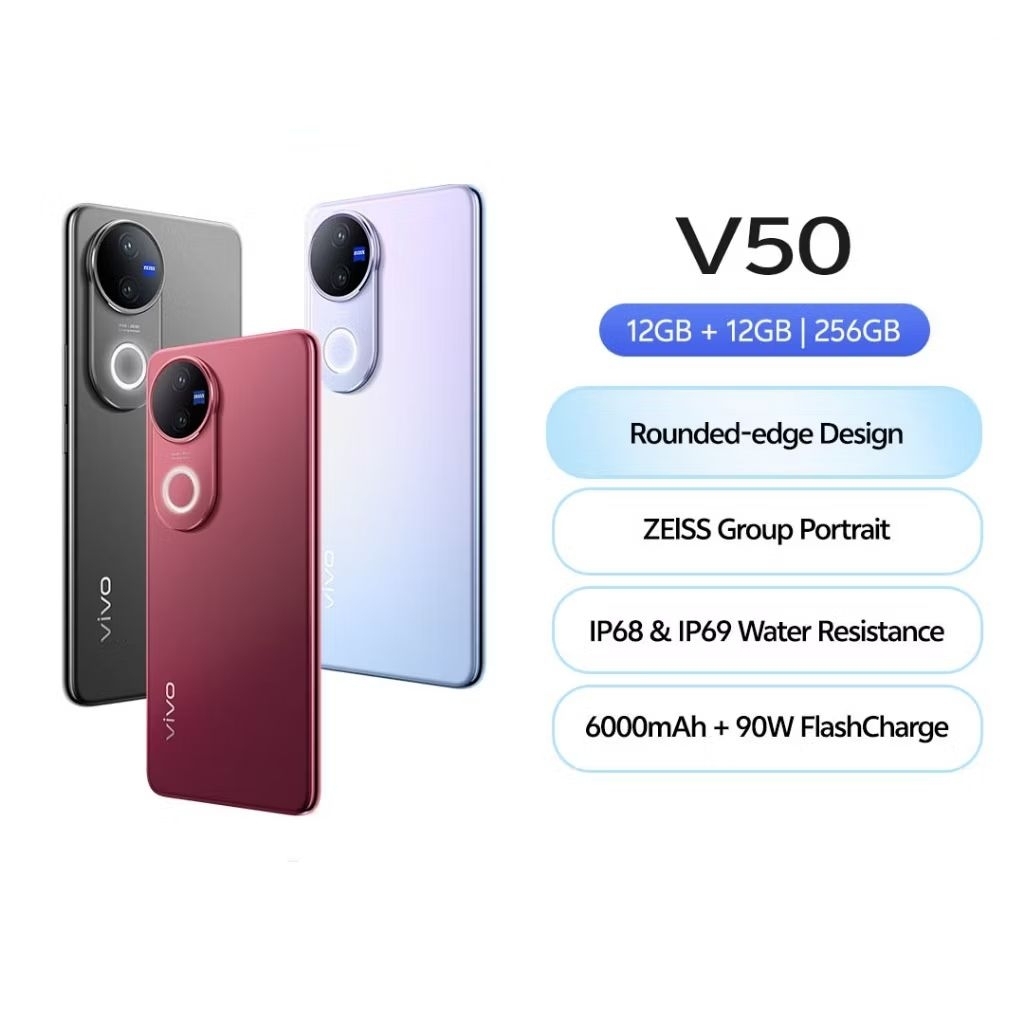 Jual VIVO V50 5G RAM 12GB/256GB || 12GB/512GB GARANSI RESMI VIVO ...