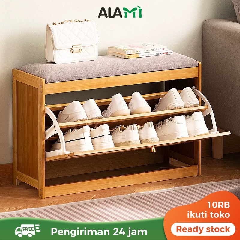 Jual Alami Rak Sepatu Kursi Bench Storage Sepatu Sofa Sepatu Rak Sepatu ...