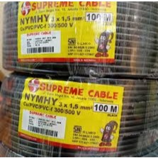 Jual Kabel serabut NYYHY/NYMHY 3x1.5 3x1,5 supreme POTONGAN/METERAN | Shopee Indonesia