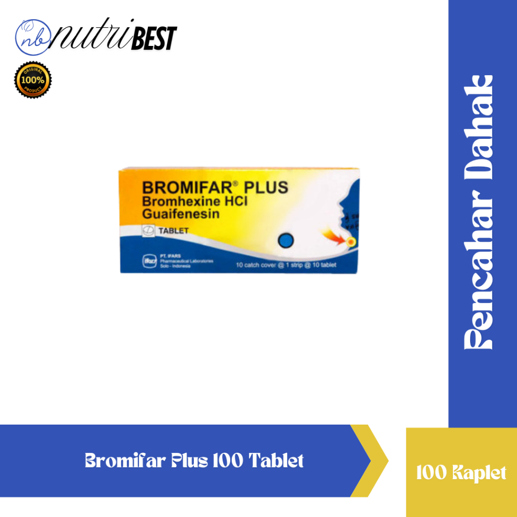 Jual Bromifar Plus 100 Tablet Ifars | Shopee Indonesia