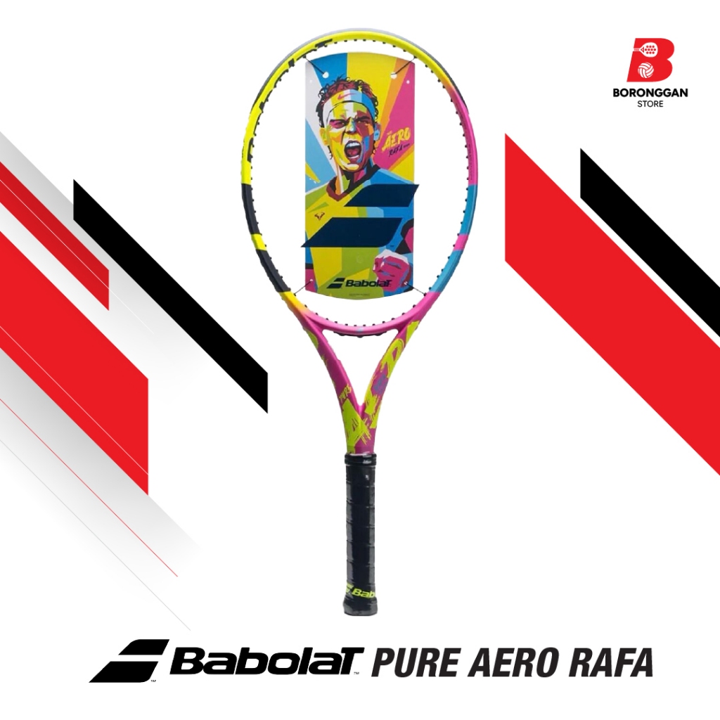 Jual RAKET TENIS BABOLAT PURE AERO RAFA | TENNIS RACKET Outdoor Indoor | Shopee Indonesia