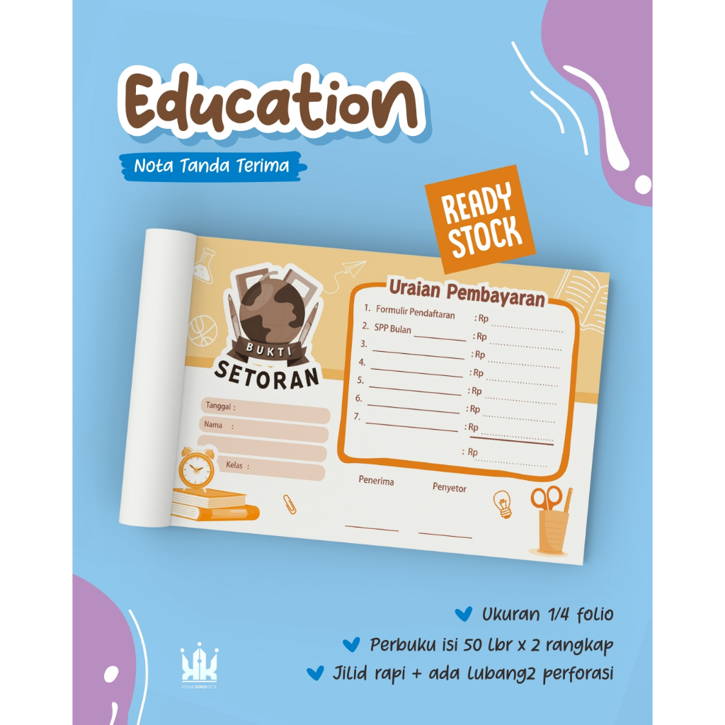 Jual Nota Bukti Setoran Sekolah Tanda Terima 2 ply Rangkap | Shopee ...