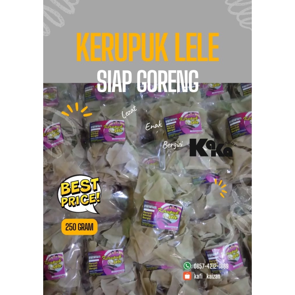 Jual Kerupuk Lele (siap goreng) | Shopee Indonesia