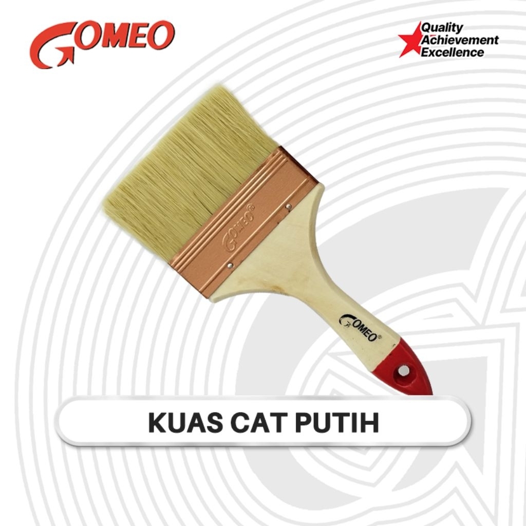 Jual GOMEO Kuas Cat Dinding Premium 1 1.5 2 2.5 3 4 5 Inch | Shopee ...
