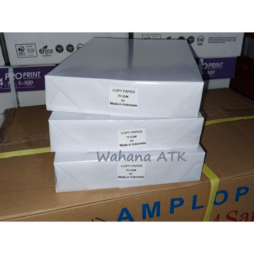 Jual Kertas hvs Copy Paper A4 75 gr | Shopee Indonesia