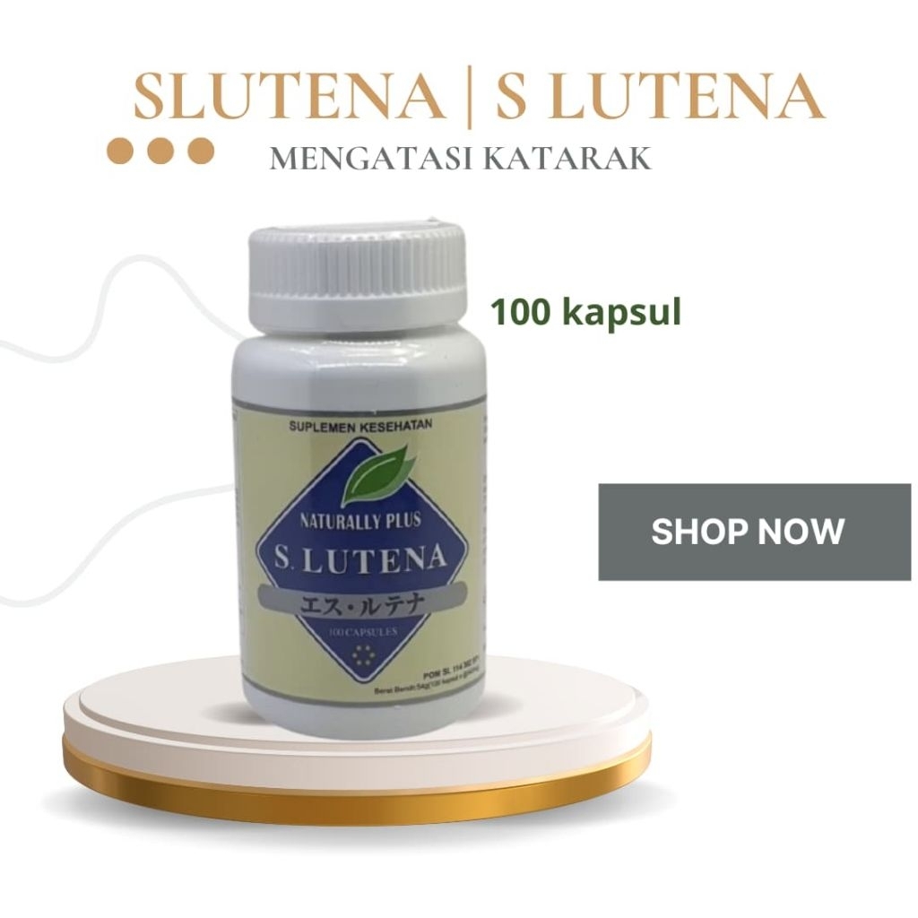 Jual Slutena - S lutena Lutein Naturally plus- Obat Mata Minus & Plus ...