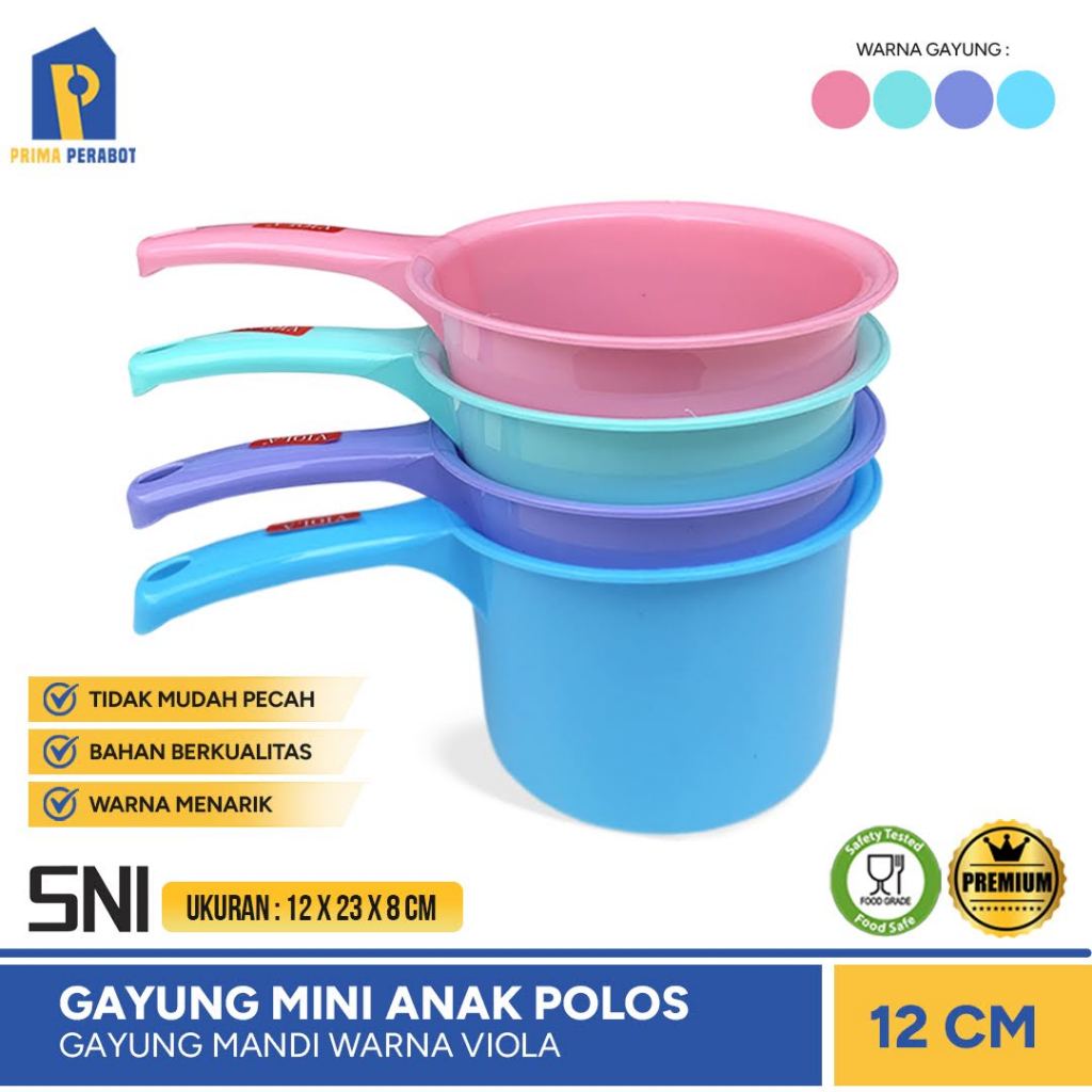 Jual Gayung Mandi Mini Viola Colour Premium | Shopee Indonesia