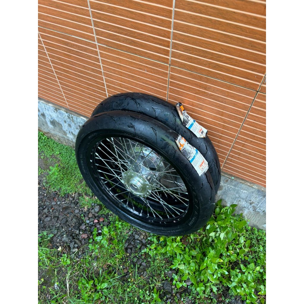 Jual Velg Set MX King 150 Ban Kingland CTX Hydra Ring 17 Wheelset Semi ...