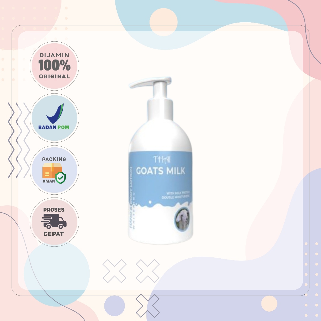 Jual Thai Goats Milk Hand & Body Lotion 250 ml | Shopee Indonesia