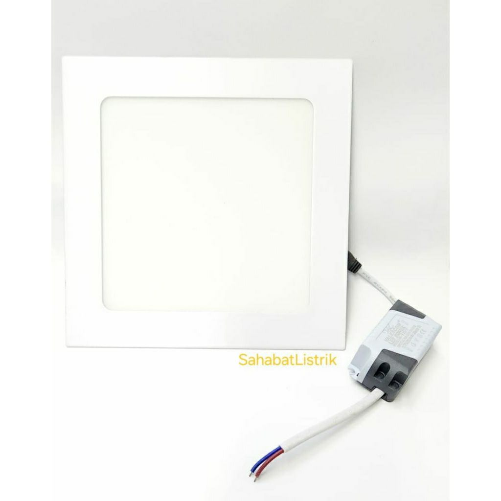 Jual LAMPU DOWNLIGHT LED PANEL KOTAK TIPIS 12W 12WATT 6500K PUTIH ...