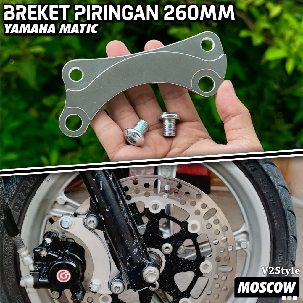 Jual BREKET KALIPER PIRINGAN CAKRAM LEBAR 260MM MOTOR MIO FINO MIO J ...