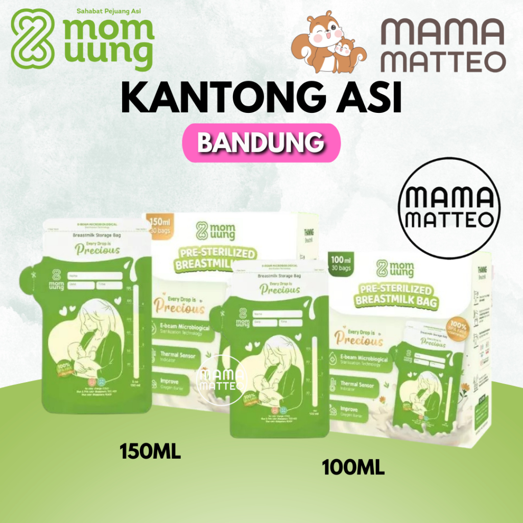 Jual MOM UUNG Kantong ASI 100ml 150ml / Breastmilk ASI Bag Penampung ...