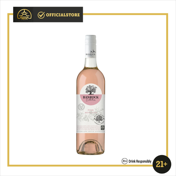 Jual Banrock Station Pink Moscato Sweet Rose Wine 750ml | Shopee Indonesia