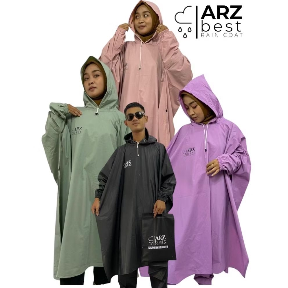 Jual Jas Hujan ARZ Mantol Ponco Kelelawar Batman Jumbo Bahan PVC Lentur ...
