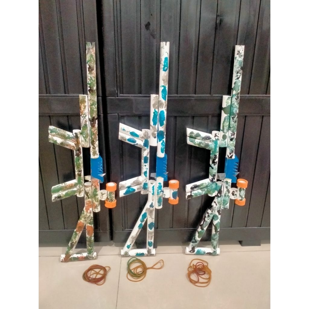 Jual Mainan Tembakan Paralon / Mainan tembak PVC Peluru Karet Mudah di ...