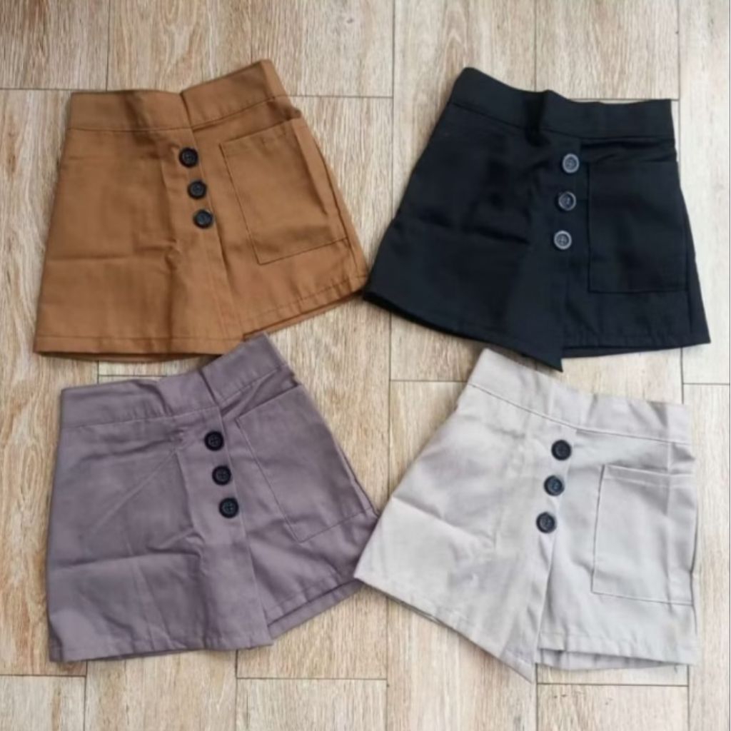 Jual Pilih Warna Rok Celana Anak Perempuan 1-14 Tahun Bahan American ...