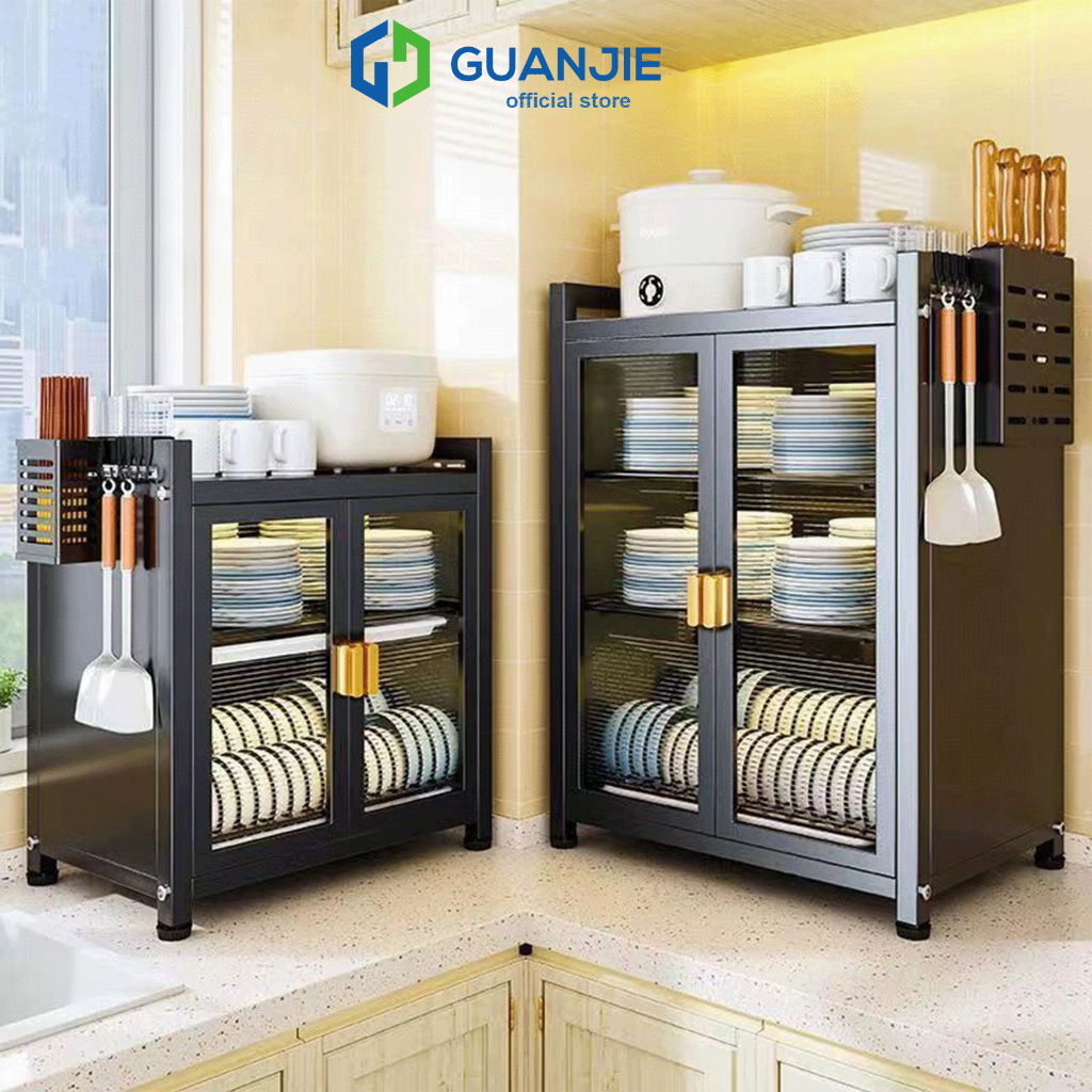 Jual GUANJIE - Rak Piring Tertutup Rak Cuci Piring Stainless Pengering ...