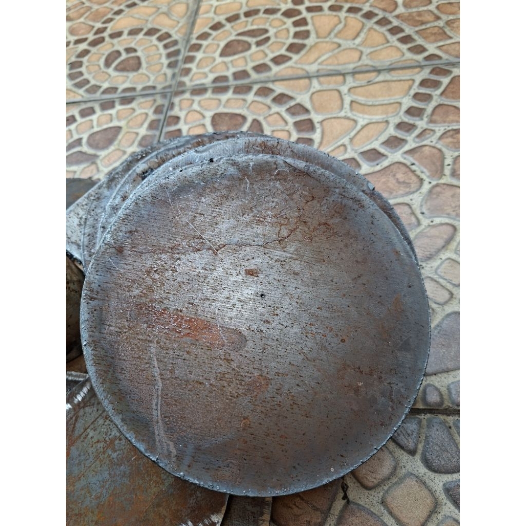 Jual Plat Besi Bulat Tebal 4mm Diameter 100mm - 200mm 1 pcs | Shopee ...