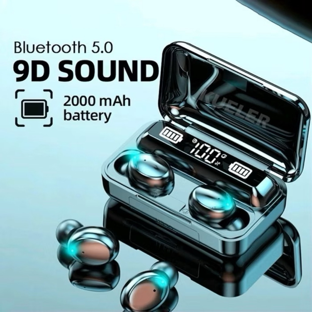 Jual TWS M10 EARPHONE Digital Indicator V5.1 BLUETOOTH Wireless mega bass Headphones gaming ...