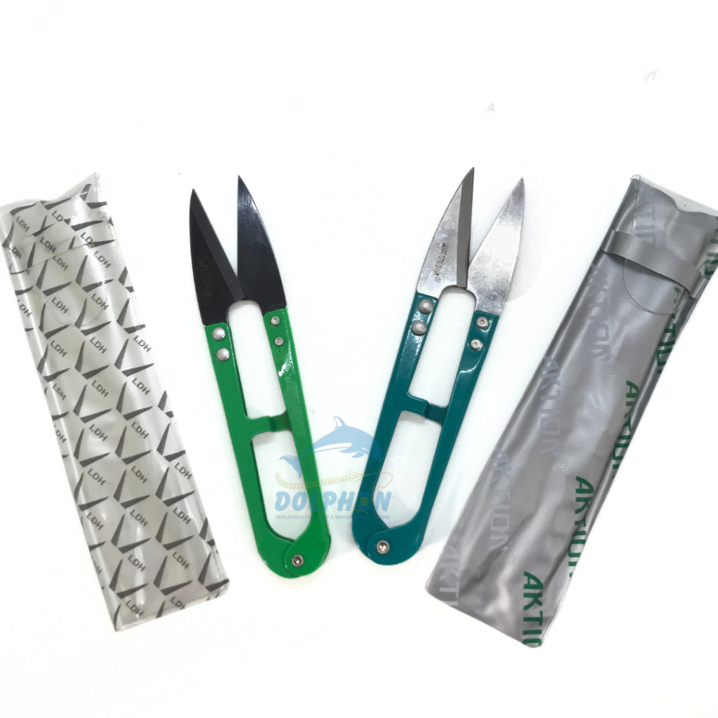 Jual Gunting Cekris 5" Aktion dan LDH / Gunting Benang Black Stainless ...