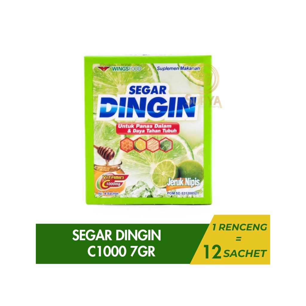 Jual Segar Dingin C1000 - isi 12 Sachet x 7gr | Shopee Indonesia