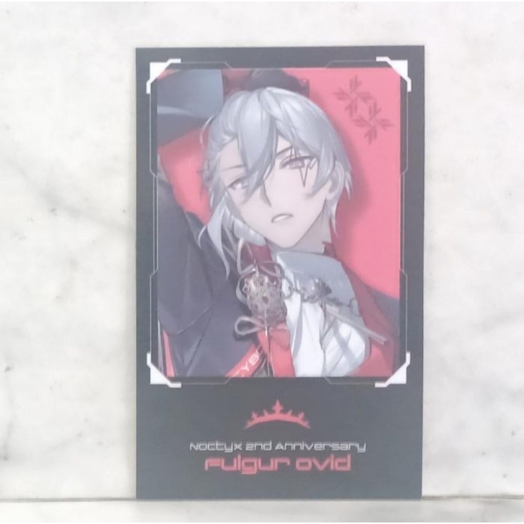 Jual Nijisanji - Noctyx 2nd Anniv Cheki Card : Fulgur Ovid | Shopee Indonesia