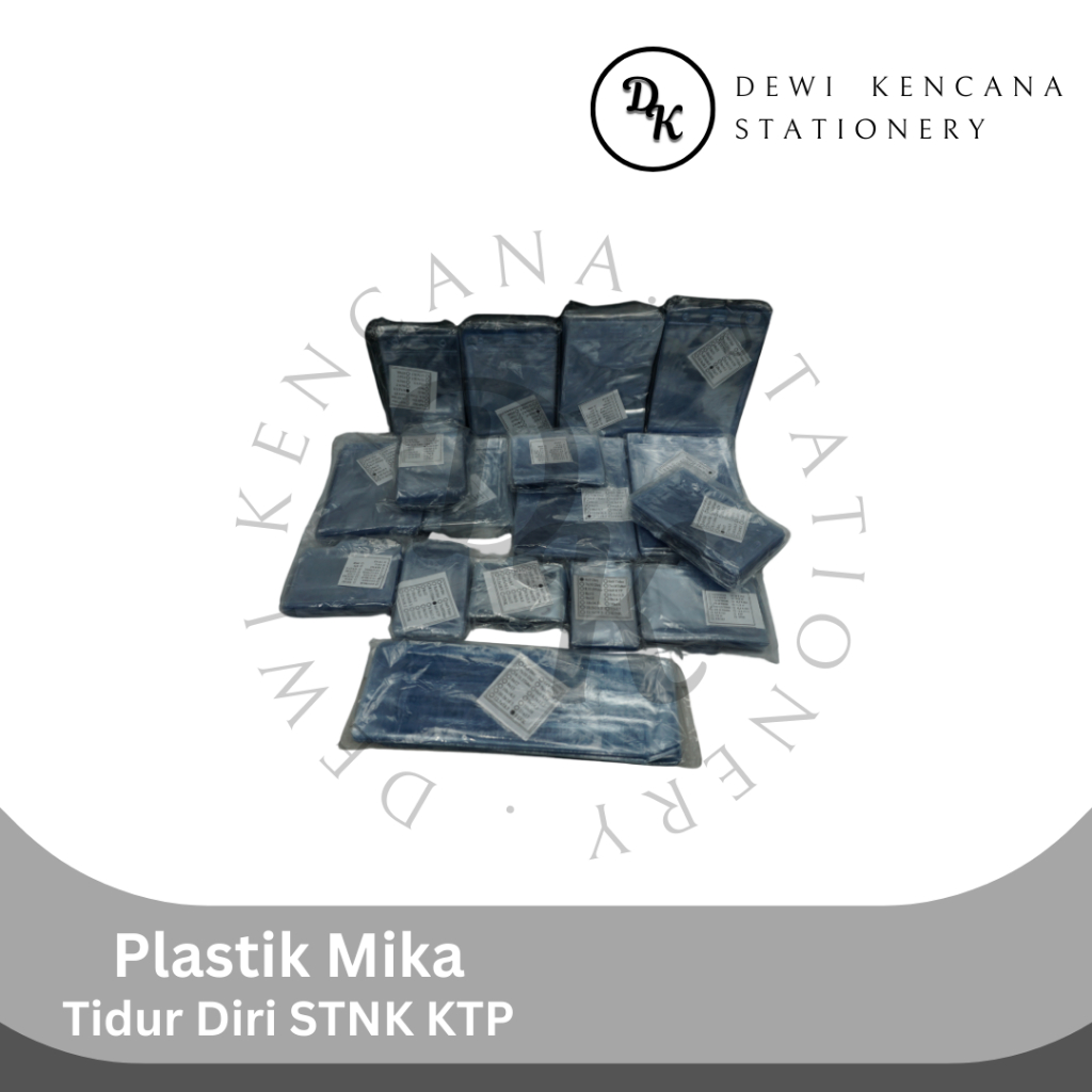 Jual Plastik Mika Name Tag ID Card 0,09 Micron 1 Pak Isi 100pcs ...