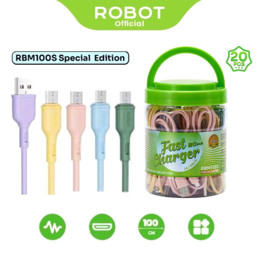 Jual Kabel Robot RBM 100S COLORFUL special Edition 1toples isi 20pcs | Shopee Indonesia
