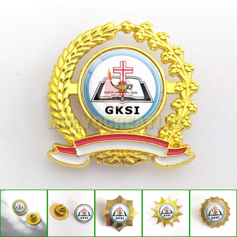 Jual Pin GKSI Indonesia All Model Bros Logo GKSI Lapis Resin | Shopee ...