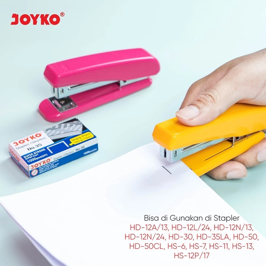 Jual Staples Isi Stapler Refill Stapler Joyko No.3S 1 Box 1000 Pcs ...